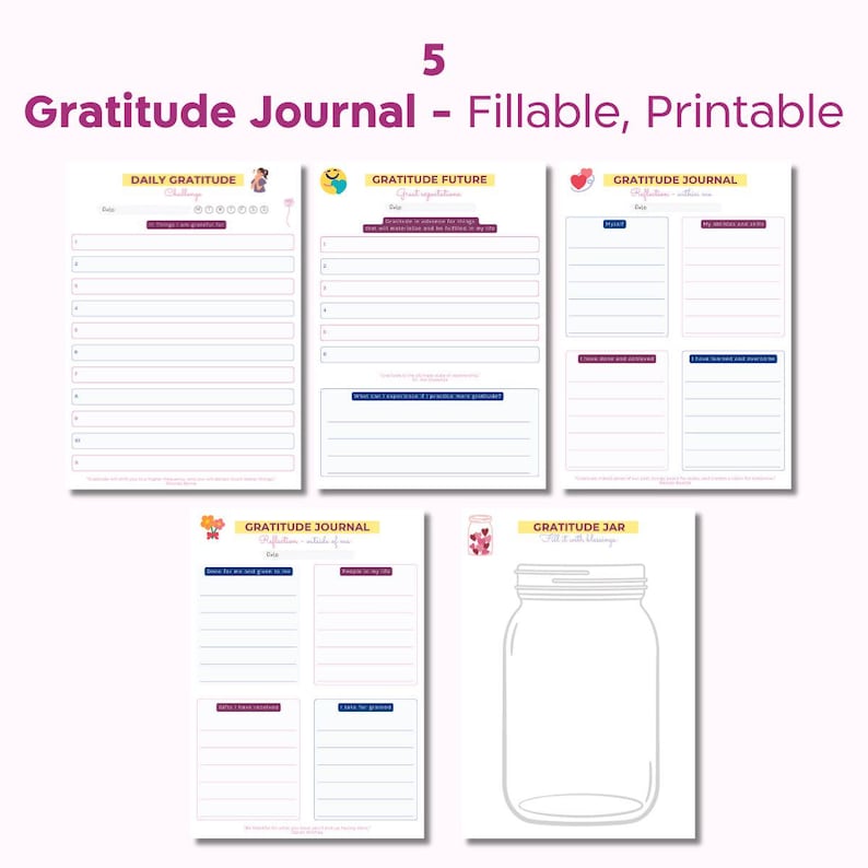 Ultimate Gratitude Bundle Journals, Affirmations, Stickers, Posters and ...