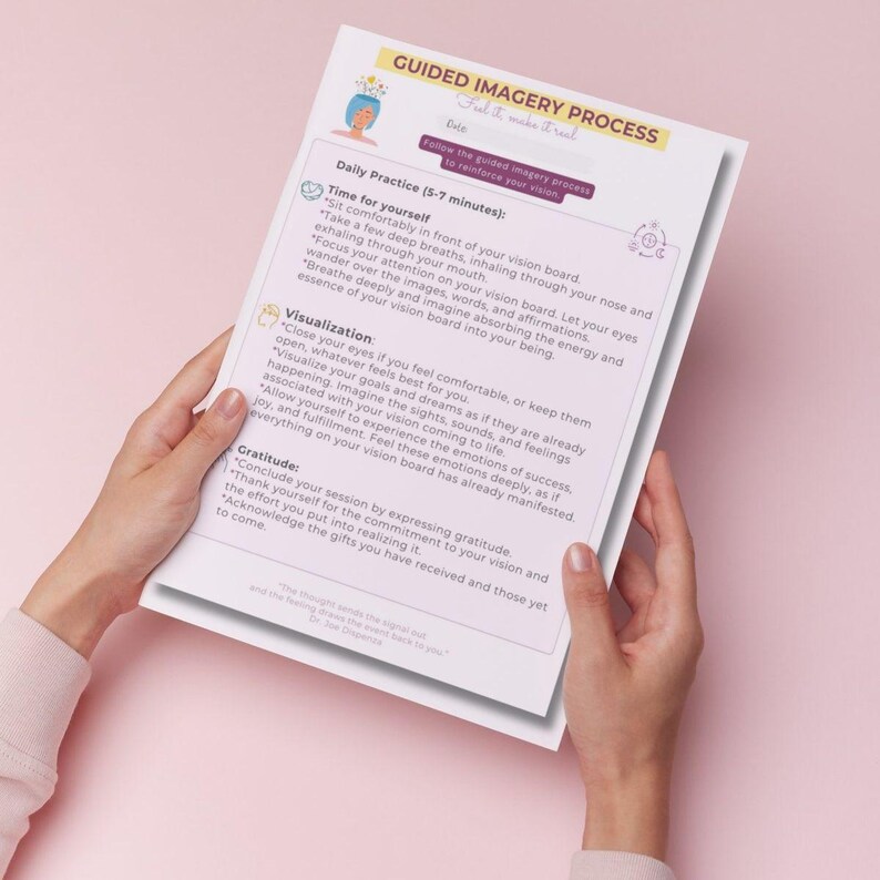 Ultimate Vision Board Kit Guided Imagery for Vision Realization ...