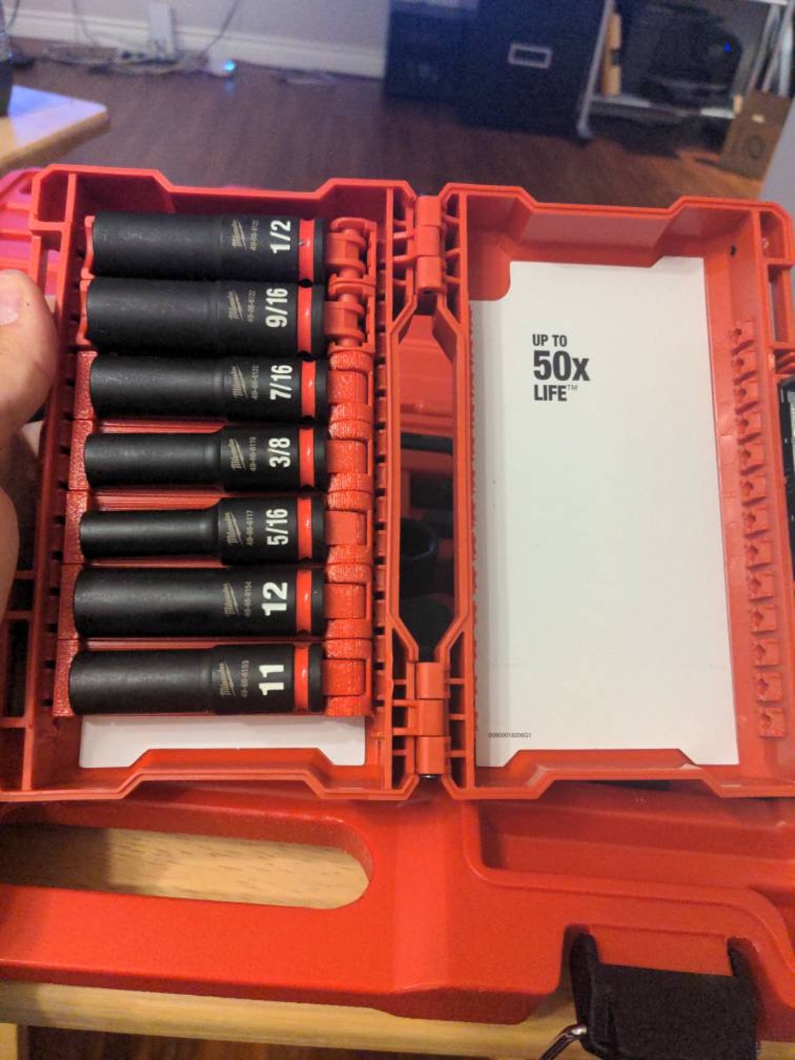 Milwaukee 3/8 Impact Socket Set Holder for Slim Bins - Etsy