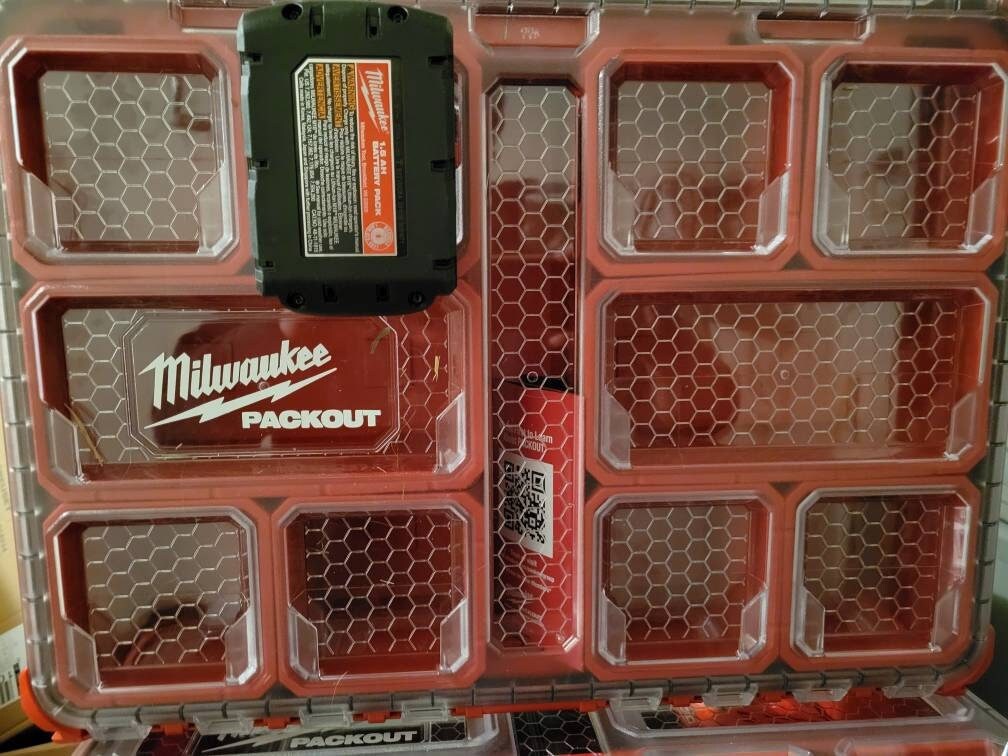 M18 Milwaukee Packout Battery Holder - Etsy