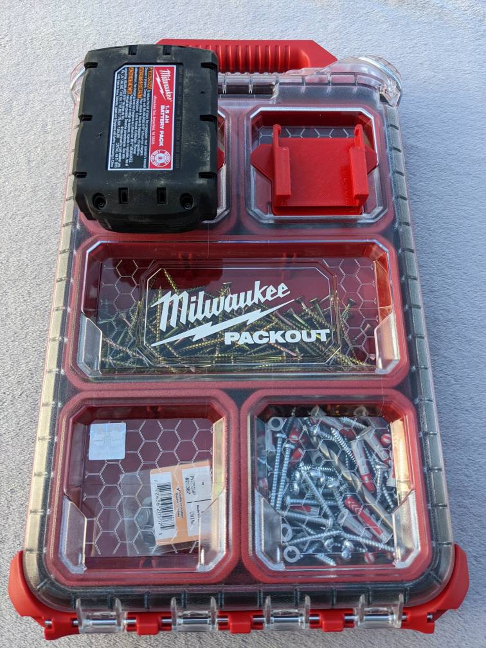 M18 Milwaukee Packout Battery Holder - Etsy