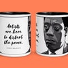 James Baldwin Art Print Inspirational Quote - Portrait, Illustration ...
