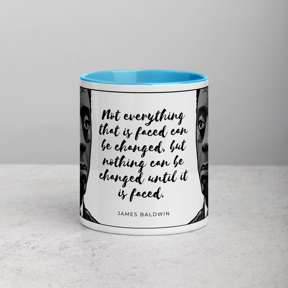 James Baldwin Mug James Baldwin Inspirational Quote - Etsy España