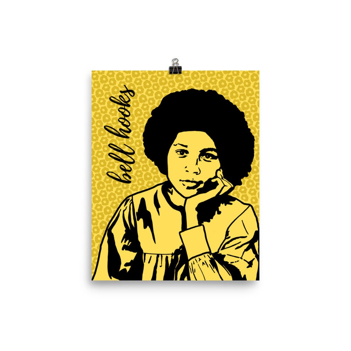 Bell Hooks Print | Bell Hook Poster | Illustration Print | Feminist ...