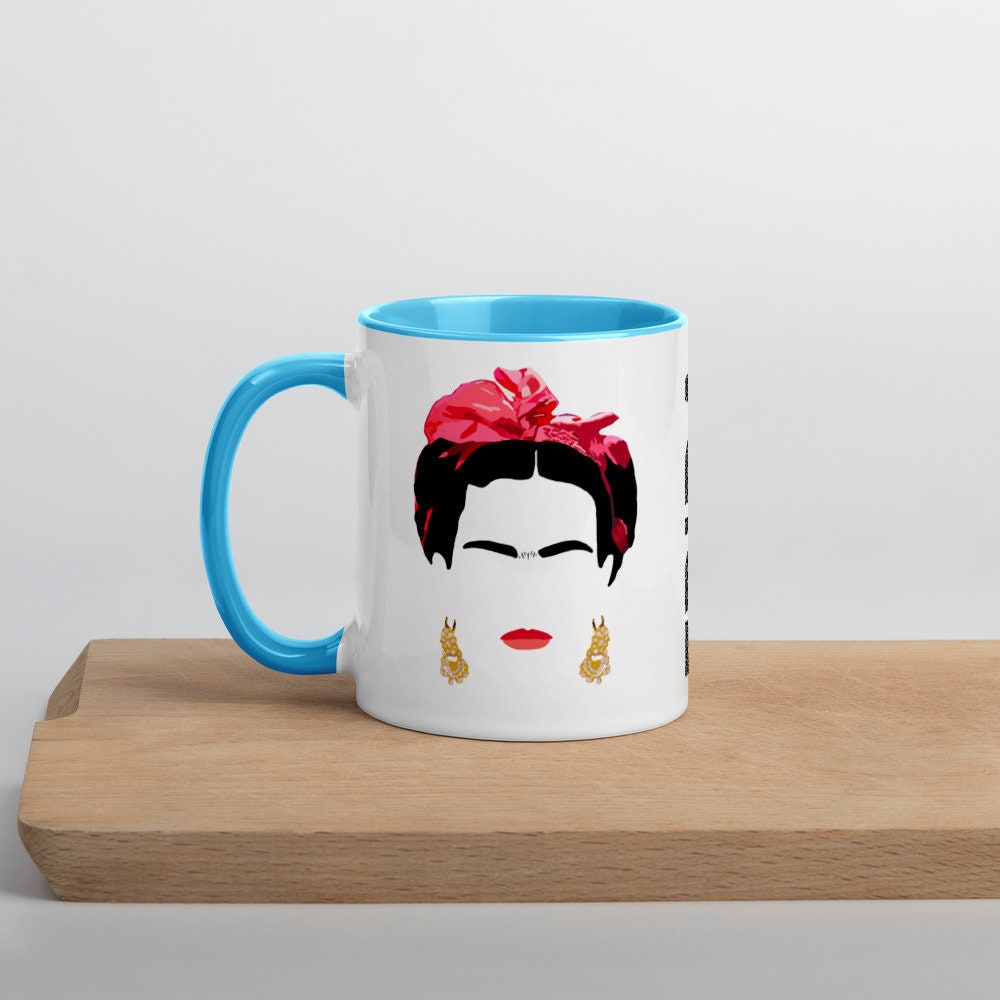 Frida Kahlo Mug Frida Kahlo T Feminist Mug Ceramic Etsy