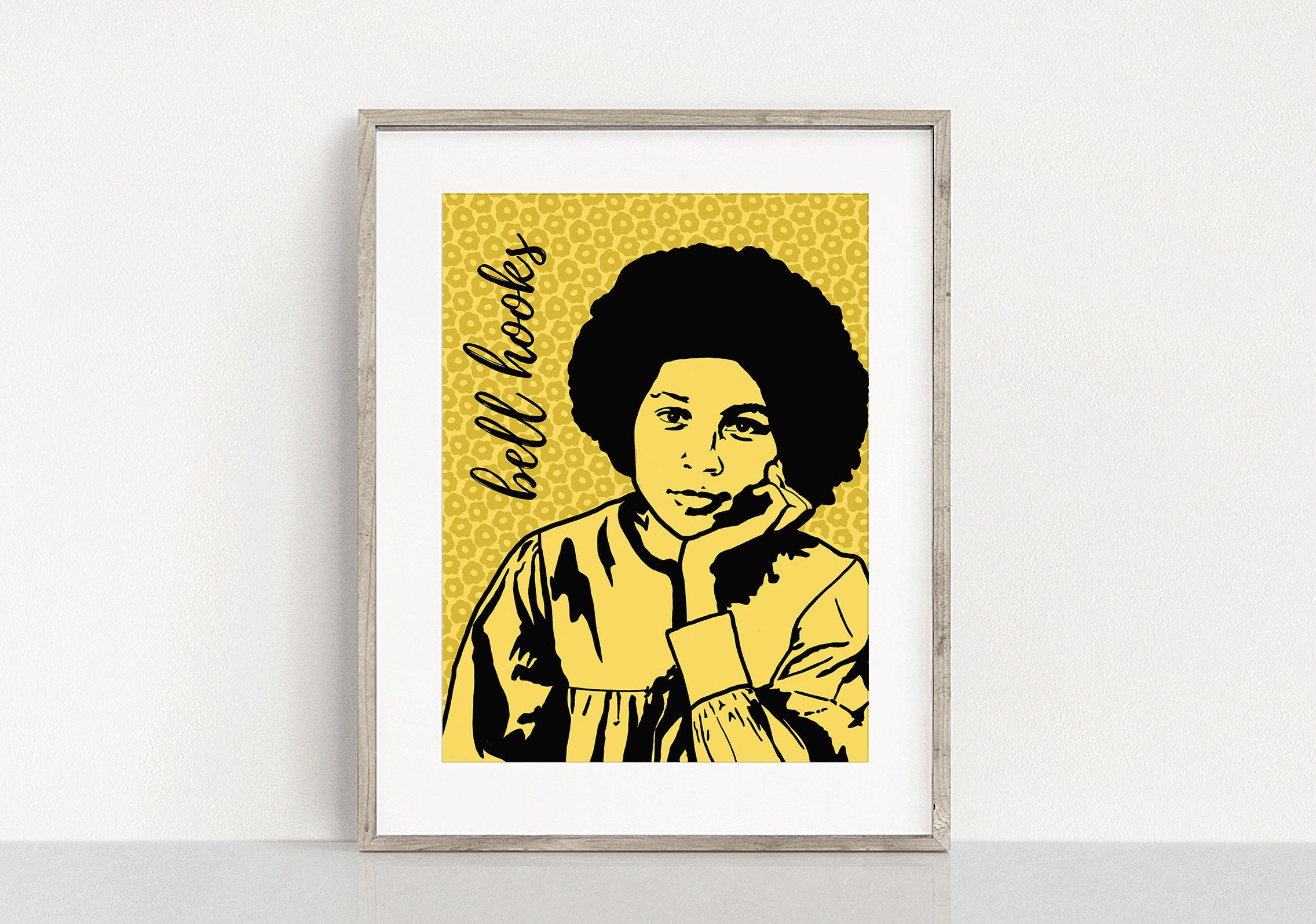 Bell Hooks Print Bell Hook Poster Illustration Print Feminist Gifts ...