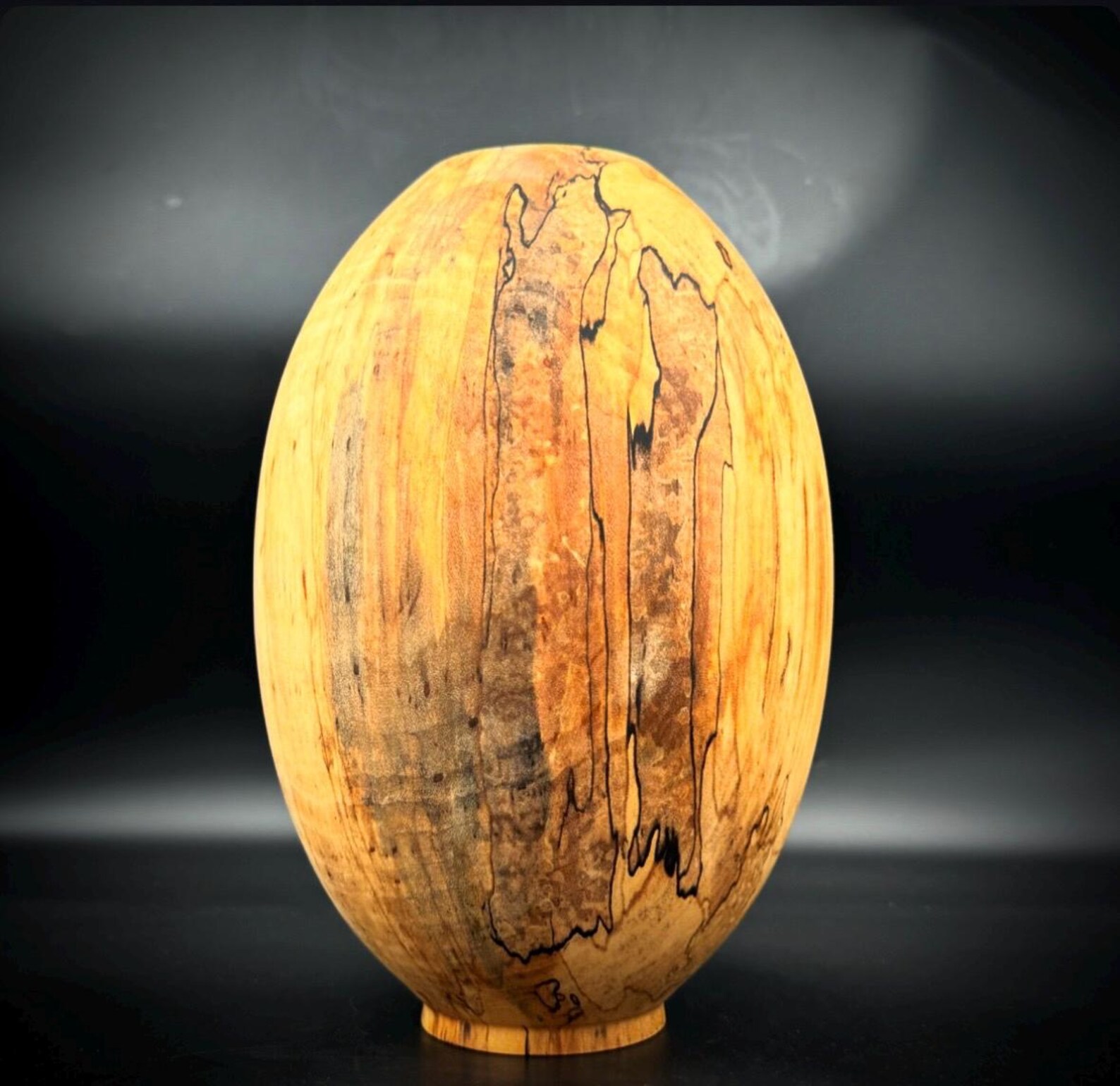 Heavily Spalted Maple Vessel With Green Rim - Etsy