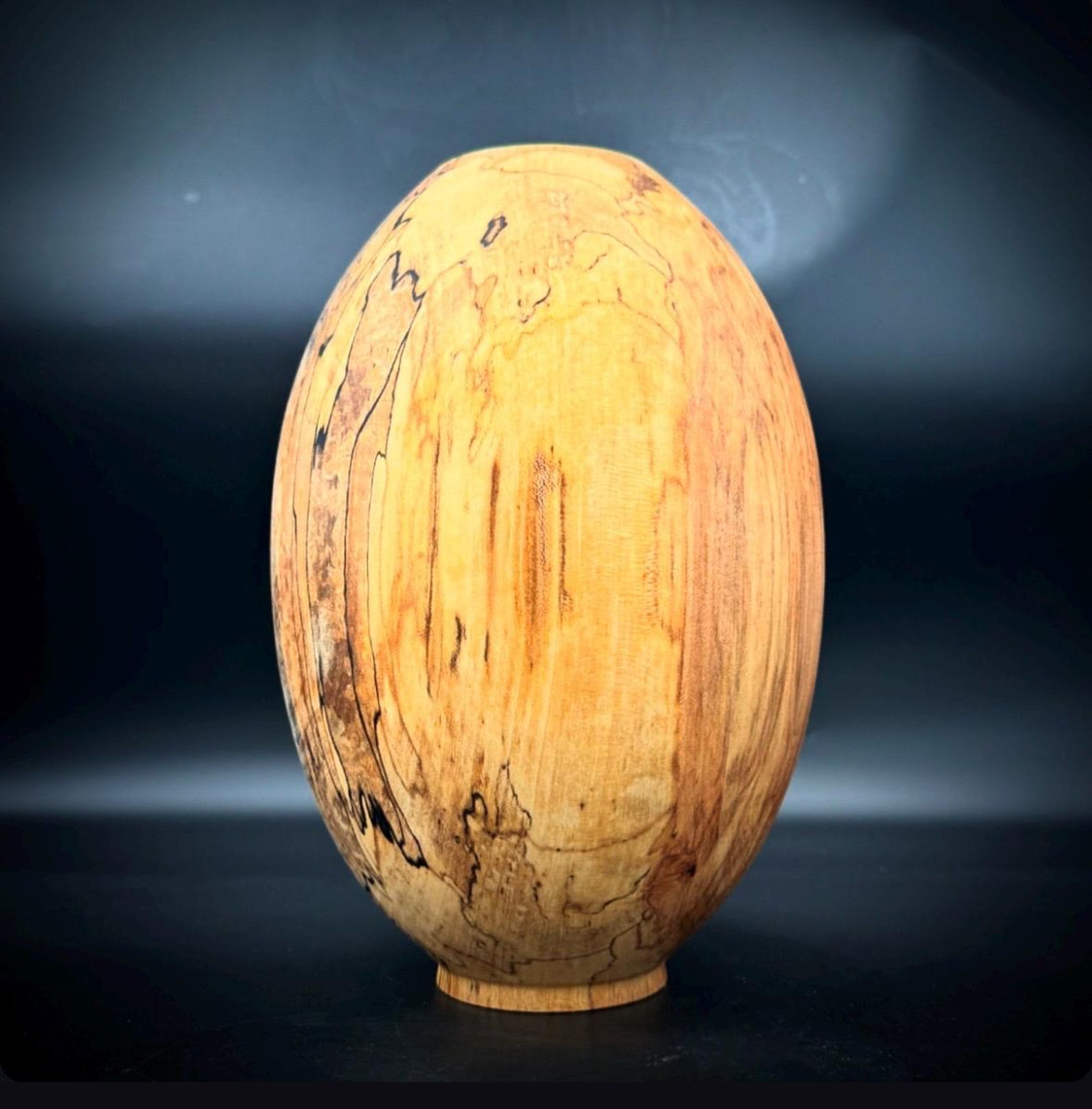 Heavily Spalted Maple Vessel With Green Rim - Etsy