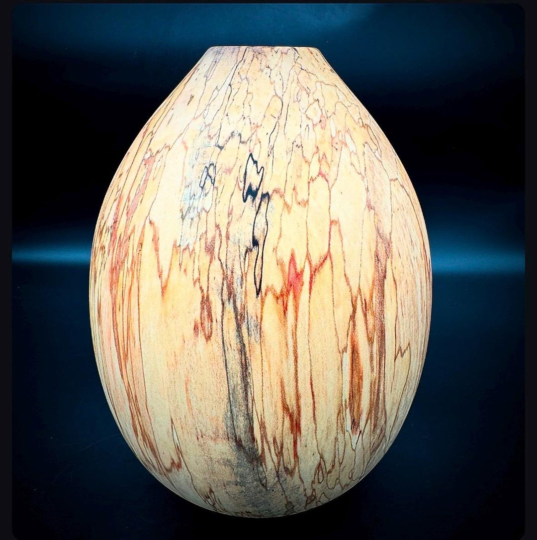 Spalted Maple Vessel - Etsy