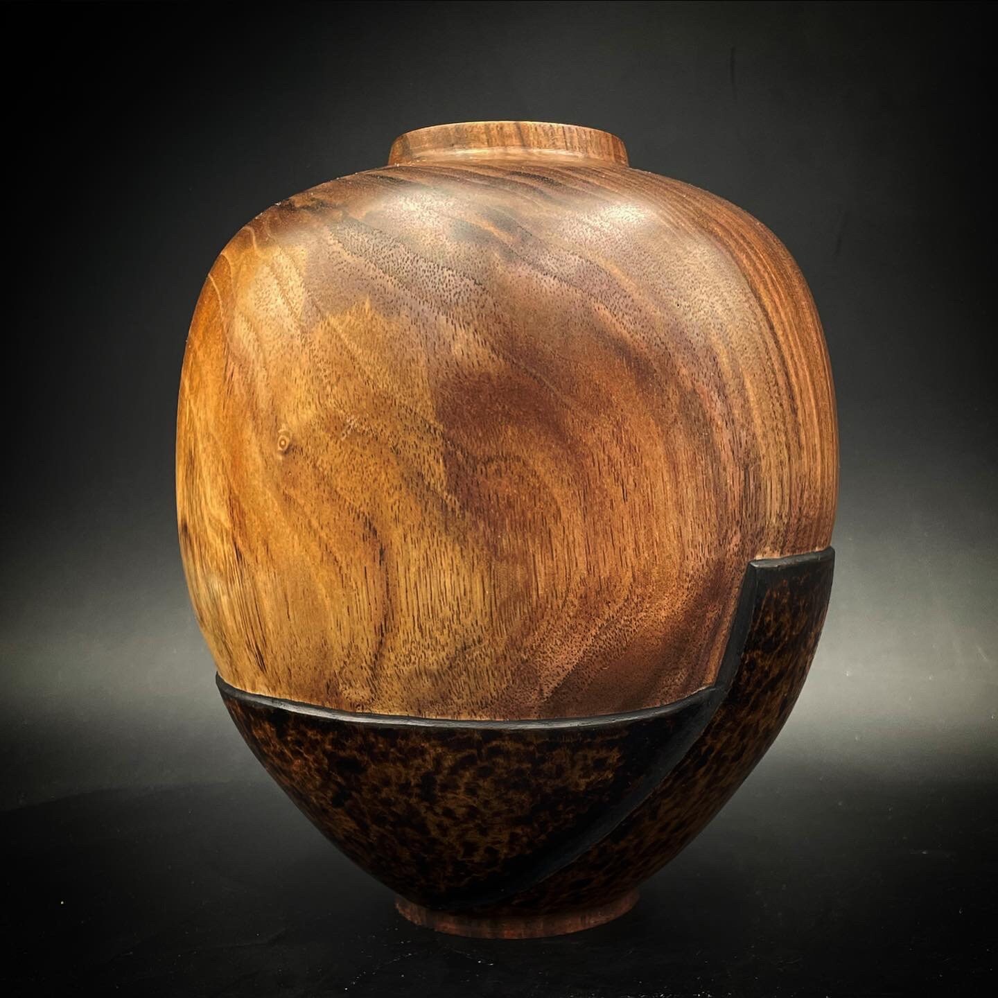 Walnut Vessel. Hand Turned, Carved and Pyrography - Etsy