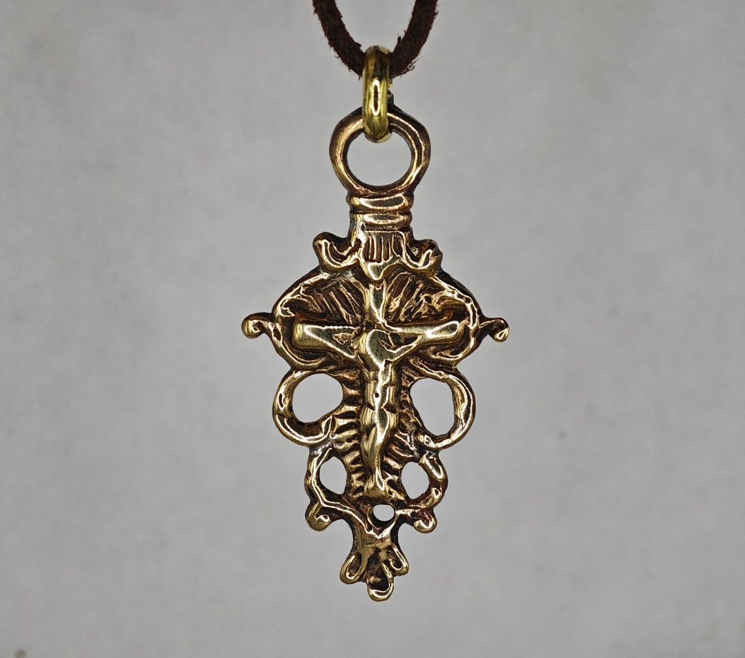 Large Medieval Orthodox Cross With Crucifix / Real Medieval Cross ...