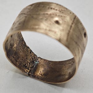 Bronze Ancient Ring of the Viking Era 8-10 Centuries \ Viking Ring With ...