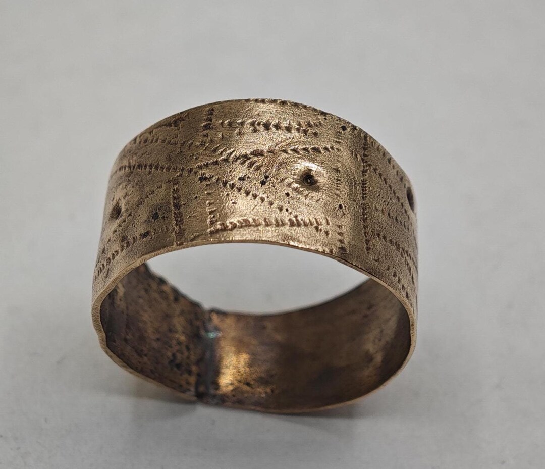 Bronze Ancient Ring of the Viking Era 8-10 Centuries \ Viking Ring With ...