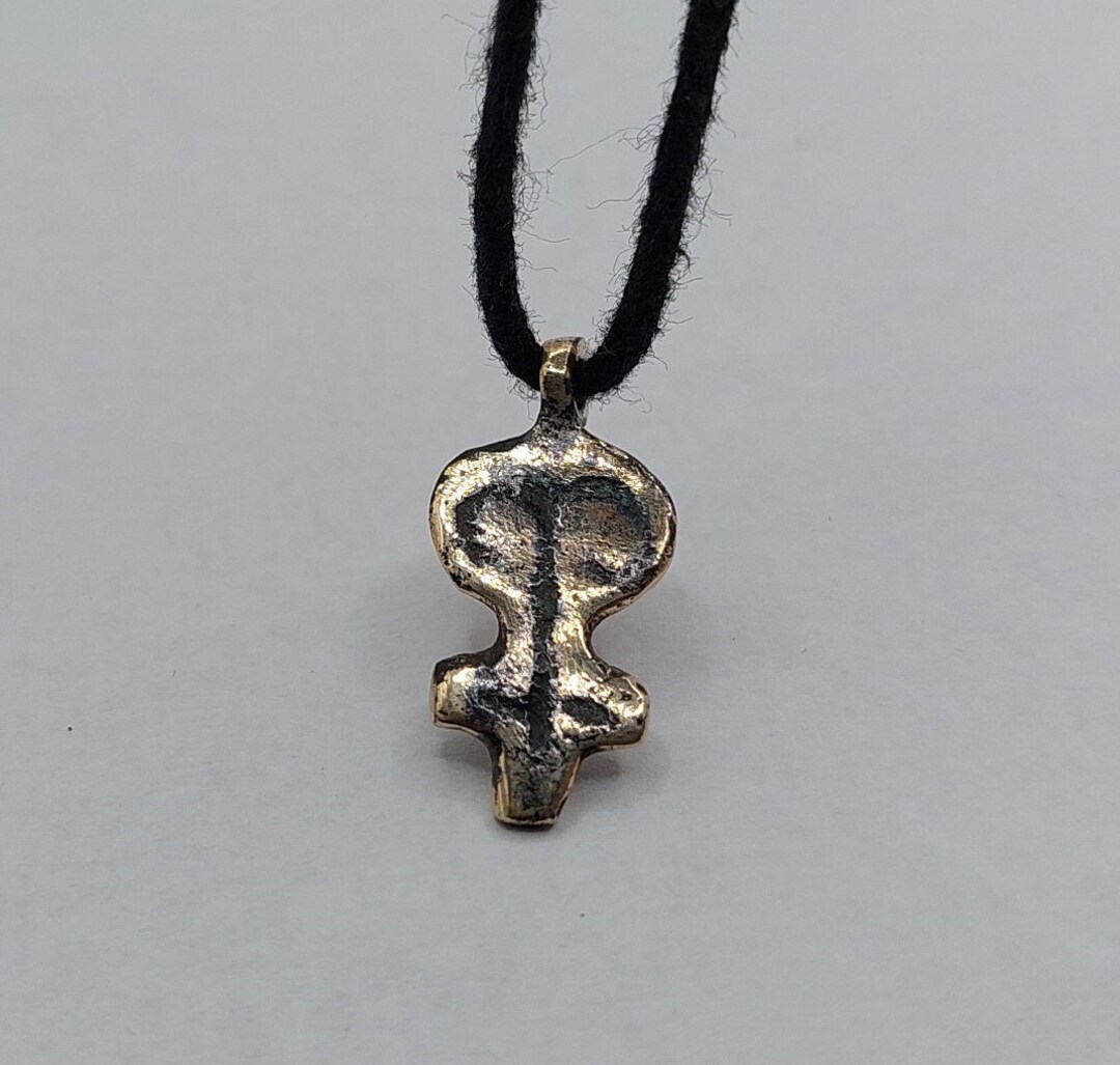 Pendant With the Symbol of Ancient Medieval Venus. Amulet of Venus ...