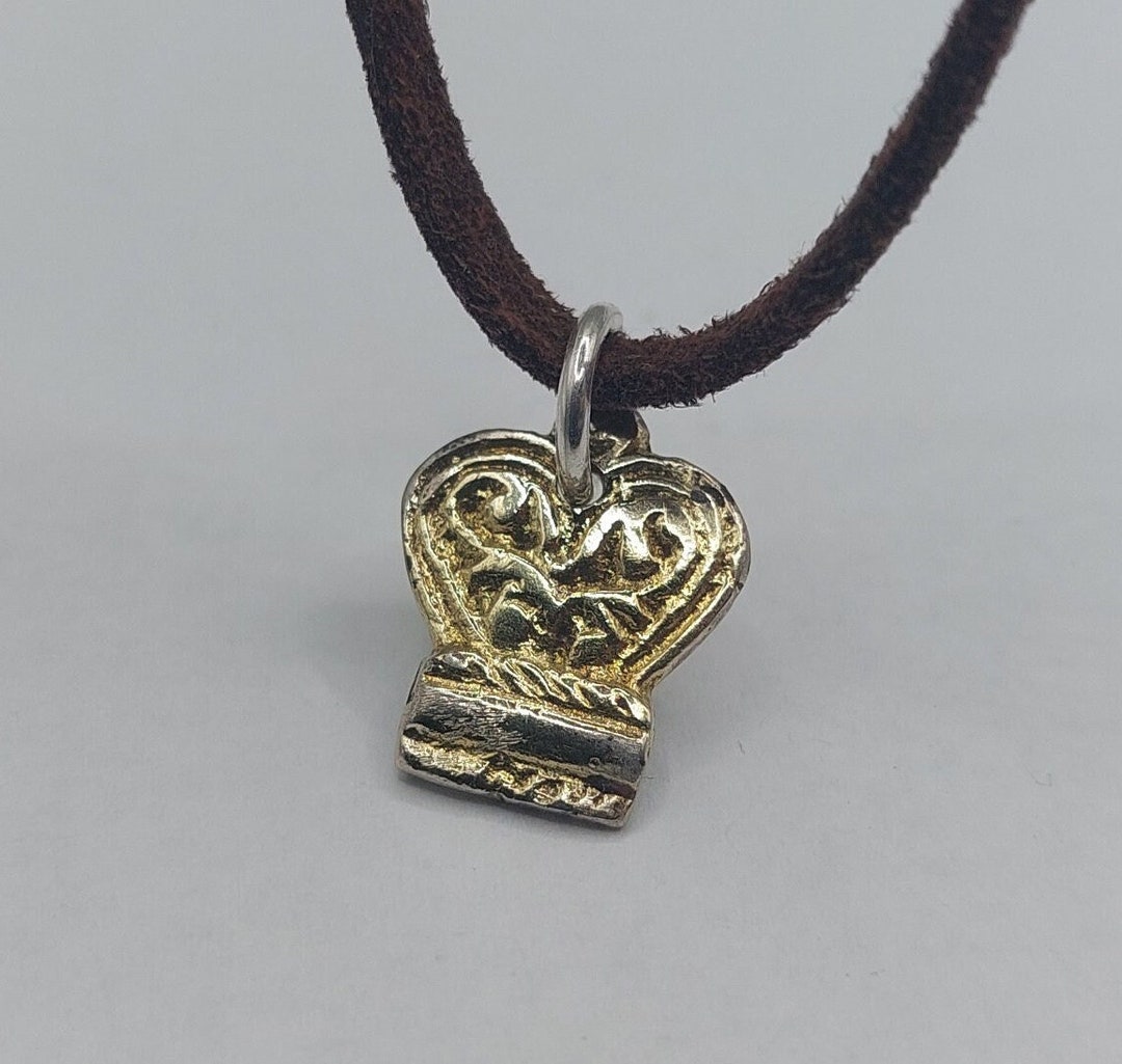 Small Silver Amulet Crown. Medieval Pendant. Medieval Amulet. Medieval ...