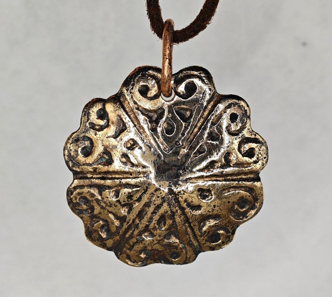 Ancient Medieval Viking Shield Pendant / Helm of Awe Amulet / Viking ...
