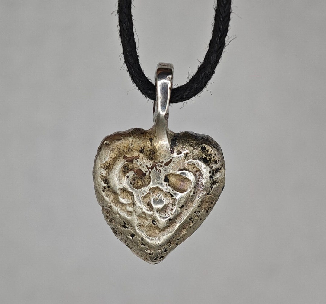 Ancient Viking Heart. Valentine's Card of the Viking. Antique Pendant ...