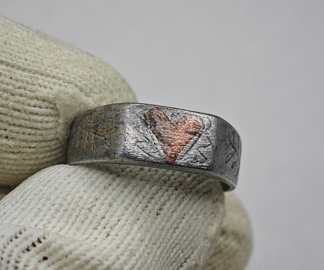 Rare World War I Ring With Date 1912 1914 / WWI Wedding Ring / WWI ...