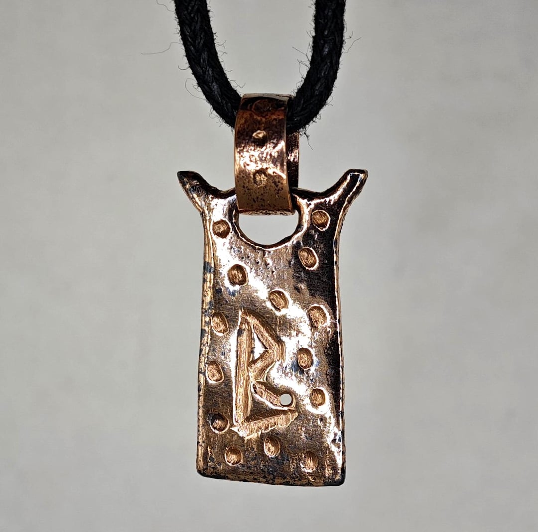 Viking Amulet With Growth Rune. Medieval Artifacts - Etsy
