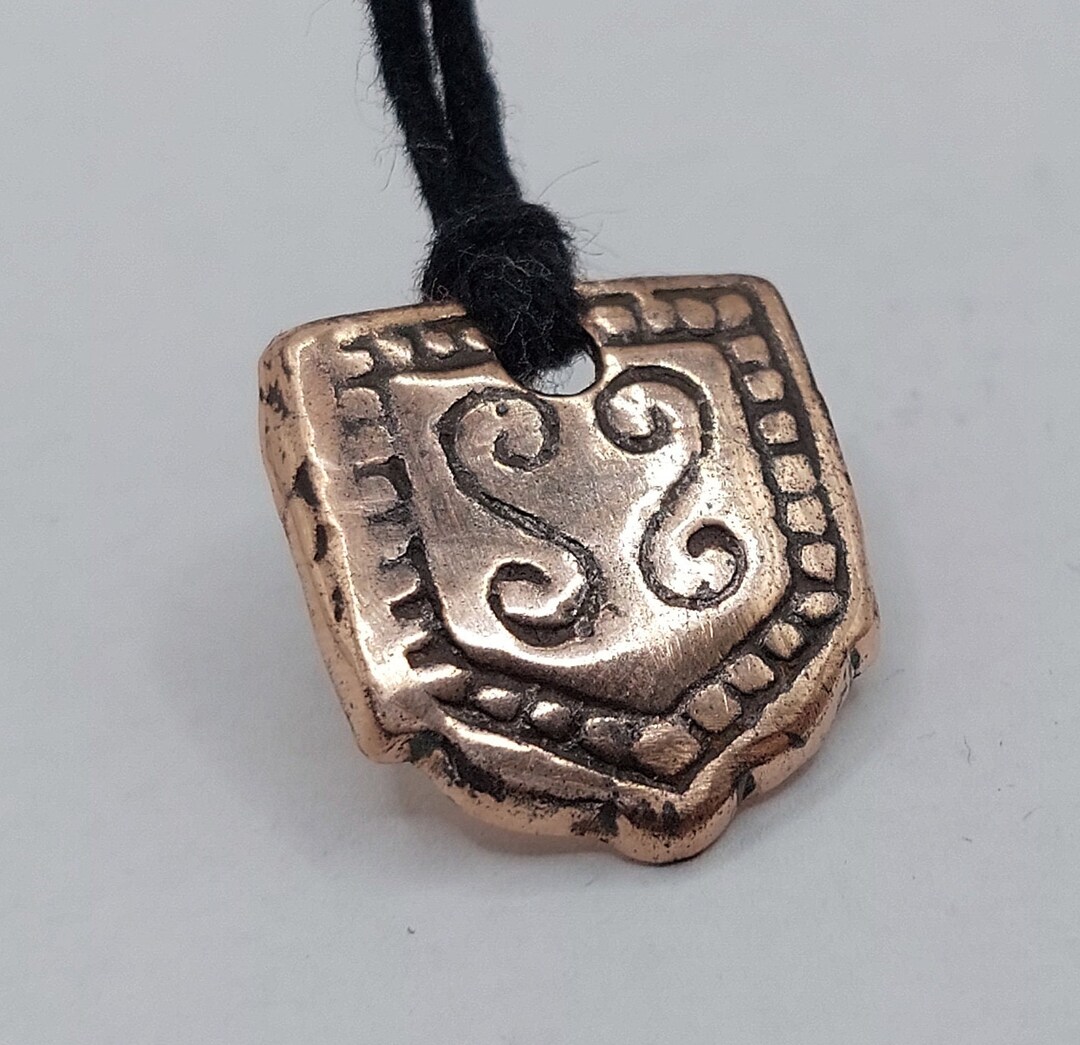 Ancient Medieval Viking Shield Pendant / Helm of Awe Amulet / Viking ...