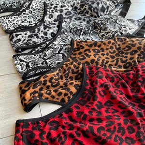 Dance HIGHCUT HALTER BODYSUIT in Python Lycra High Cut 80s Thong Back ...