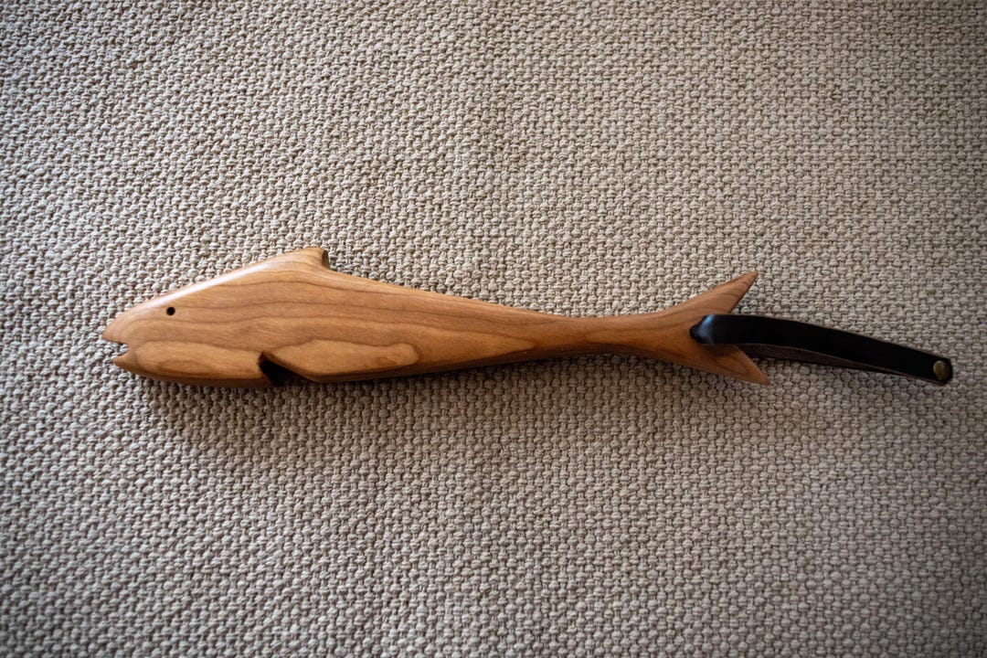 Handmade Wooden Oven Rack Push Pull Tool Fish - Etsy