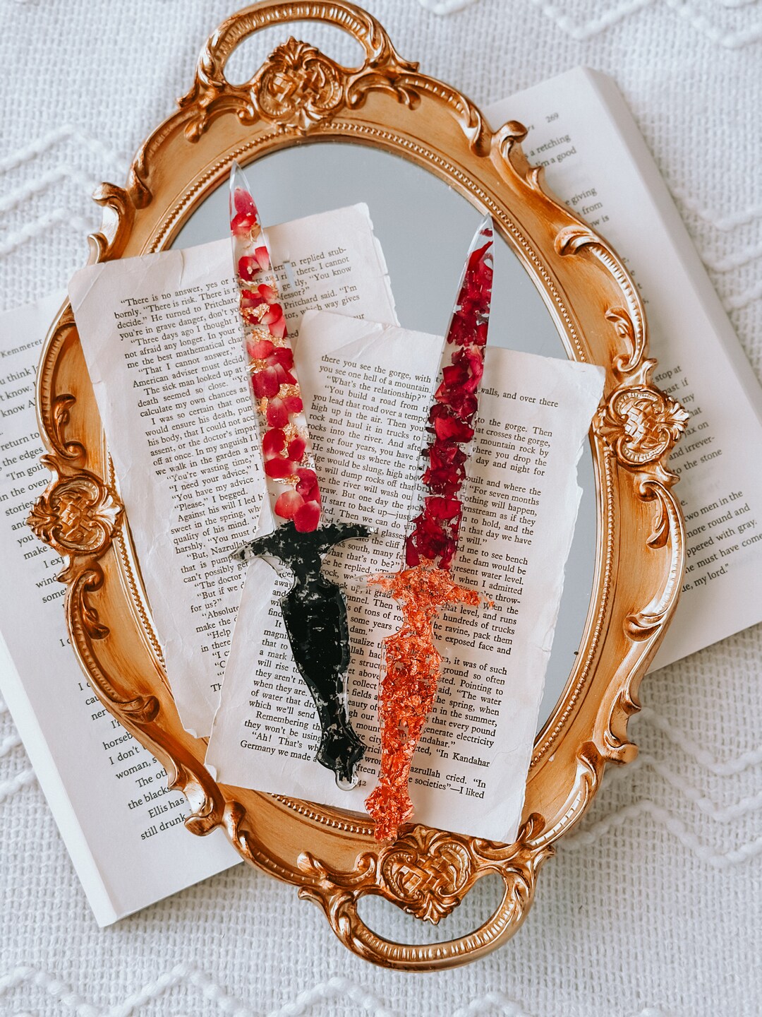 Pressed Wildflower Resin Dagger Prop Handmade Costume Cosplay Gift for ...