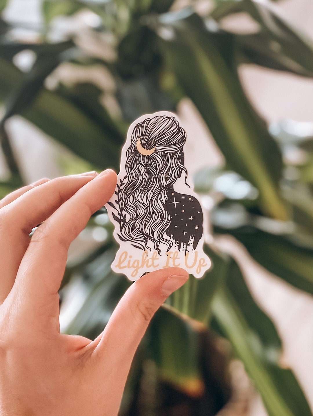 Light It up Crescent City Sticker Reader Gift Kindle Sticker Laptop ...