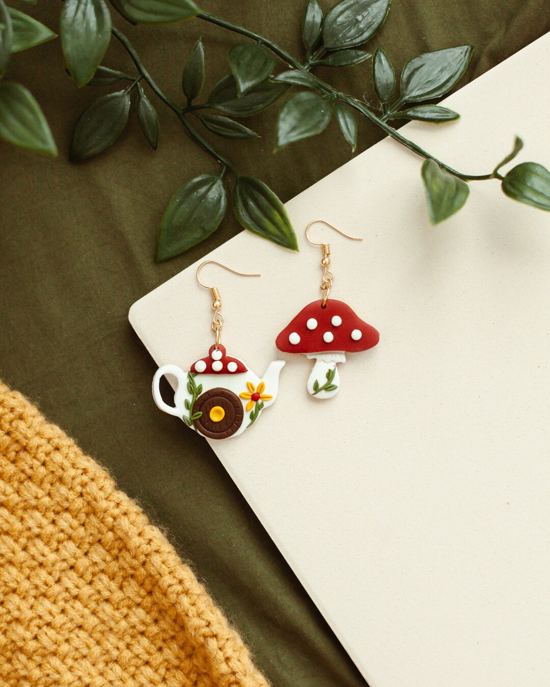 Lord of the Rings Shire Cottagecore Teapot and Mushroom - Etsy