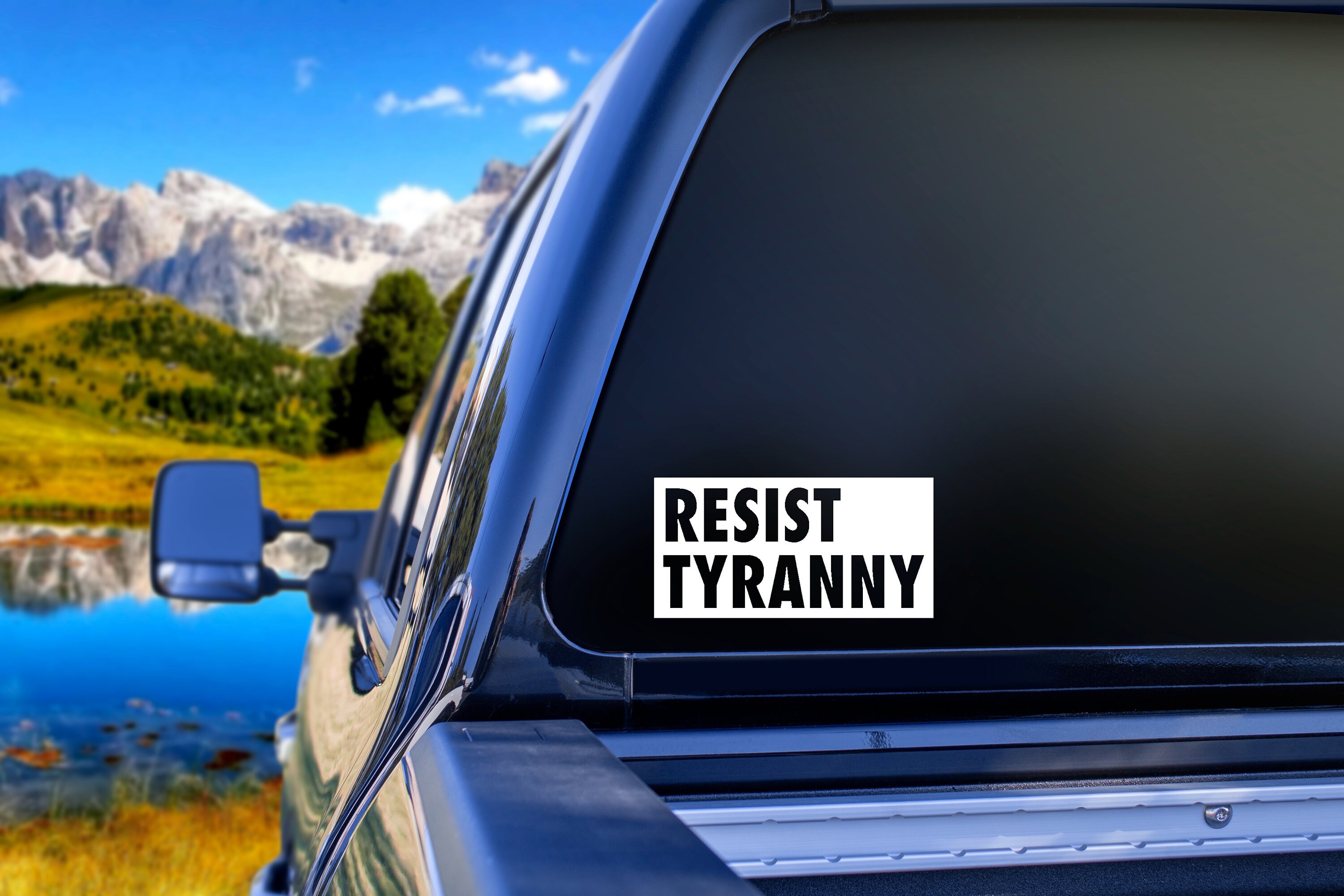 Resist Tyranny Decal Car Decal Wall Decal Cup Decal - Etsy