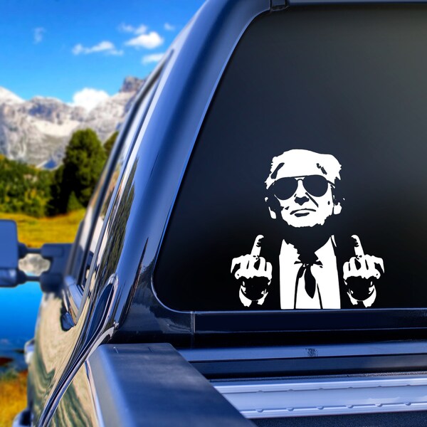 Trump Car Decal Women - Etsy