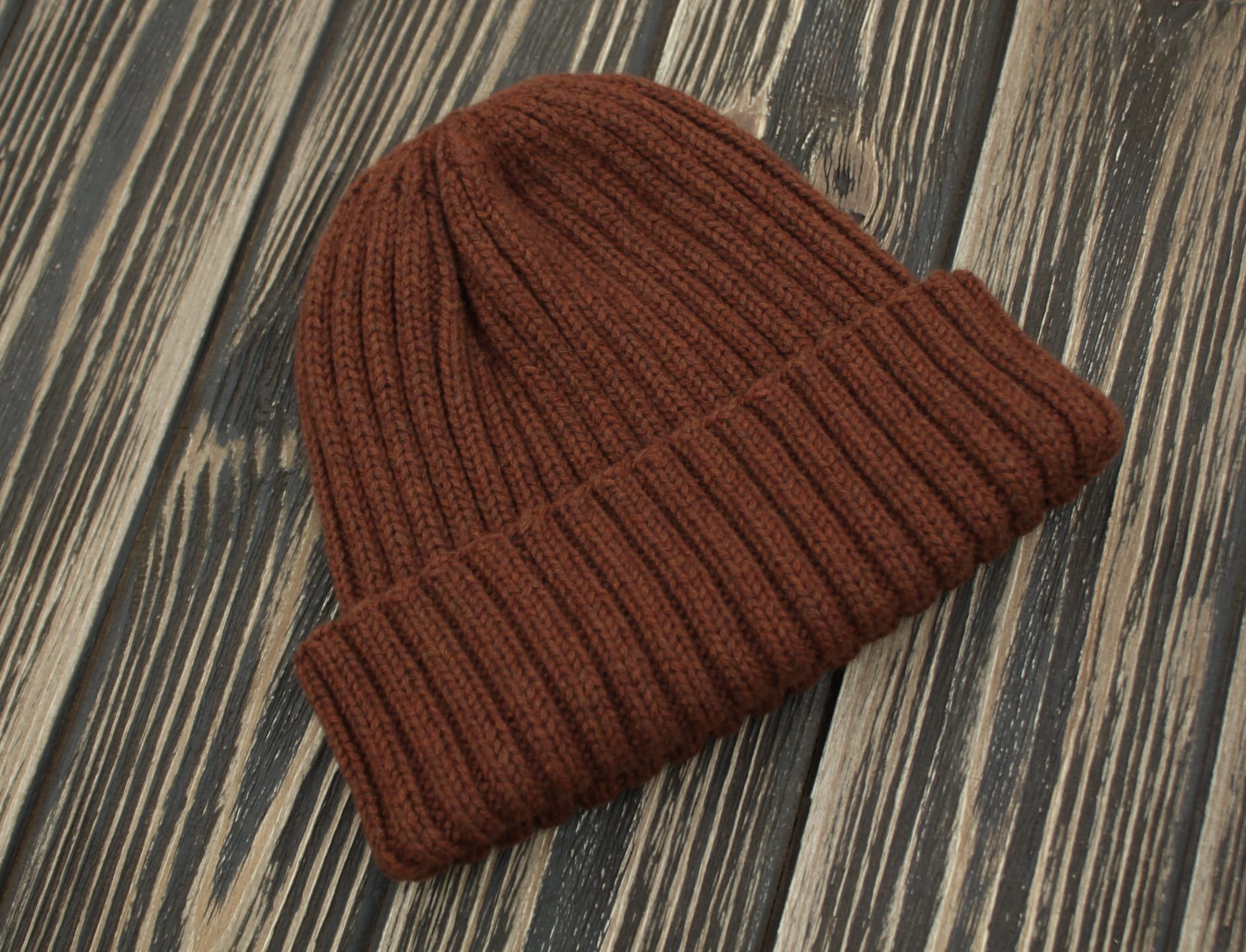 100% Merino Wool Beanie Classic Cuffed Beanie Knit Unisex | Etsy