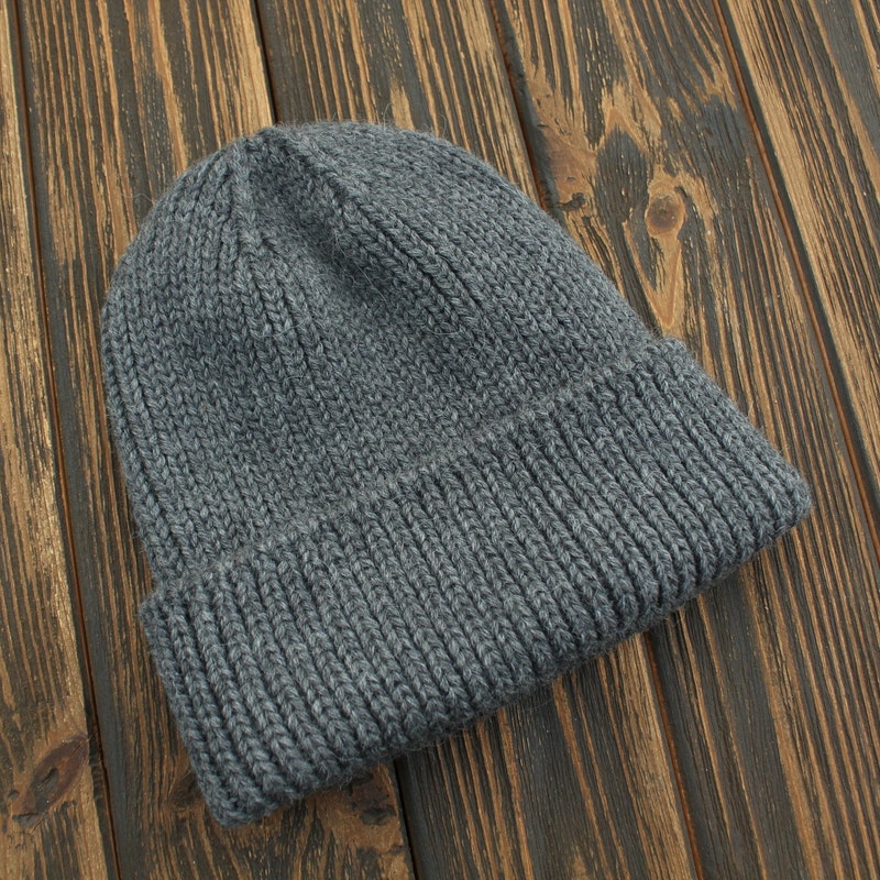 Gray Wool Hat - Etsy