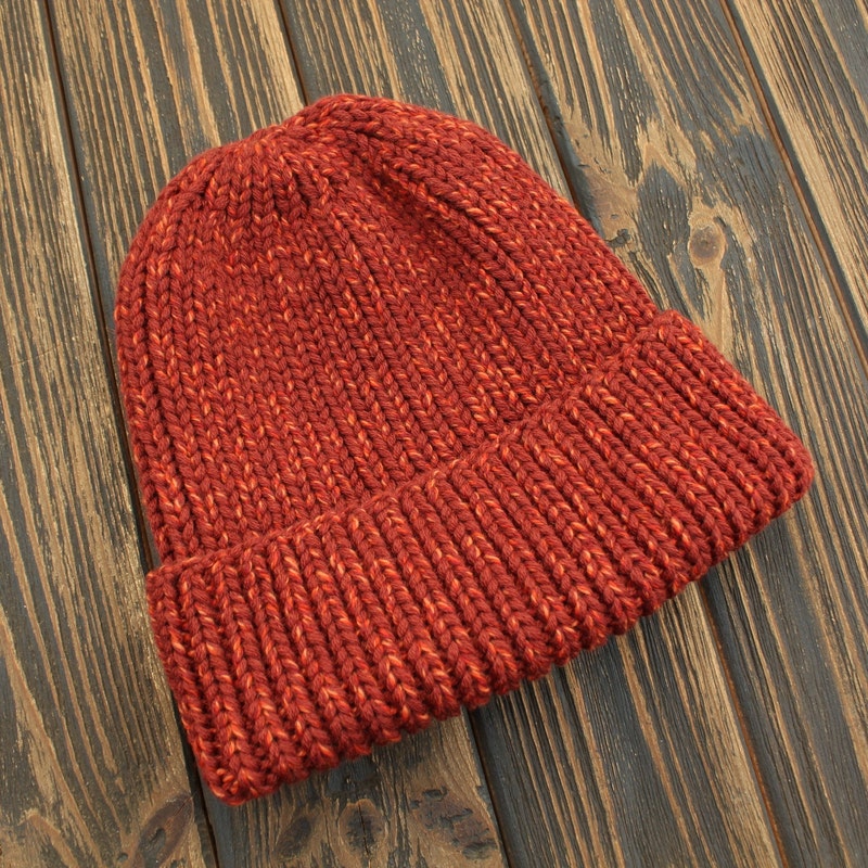 Knitted Wool Hat - Etsy