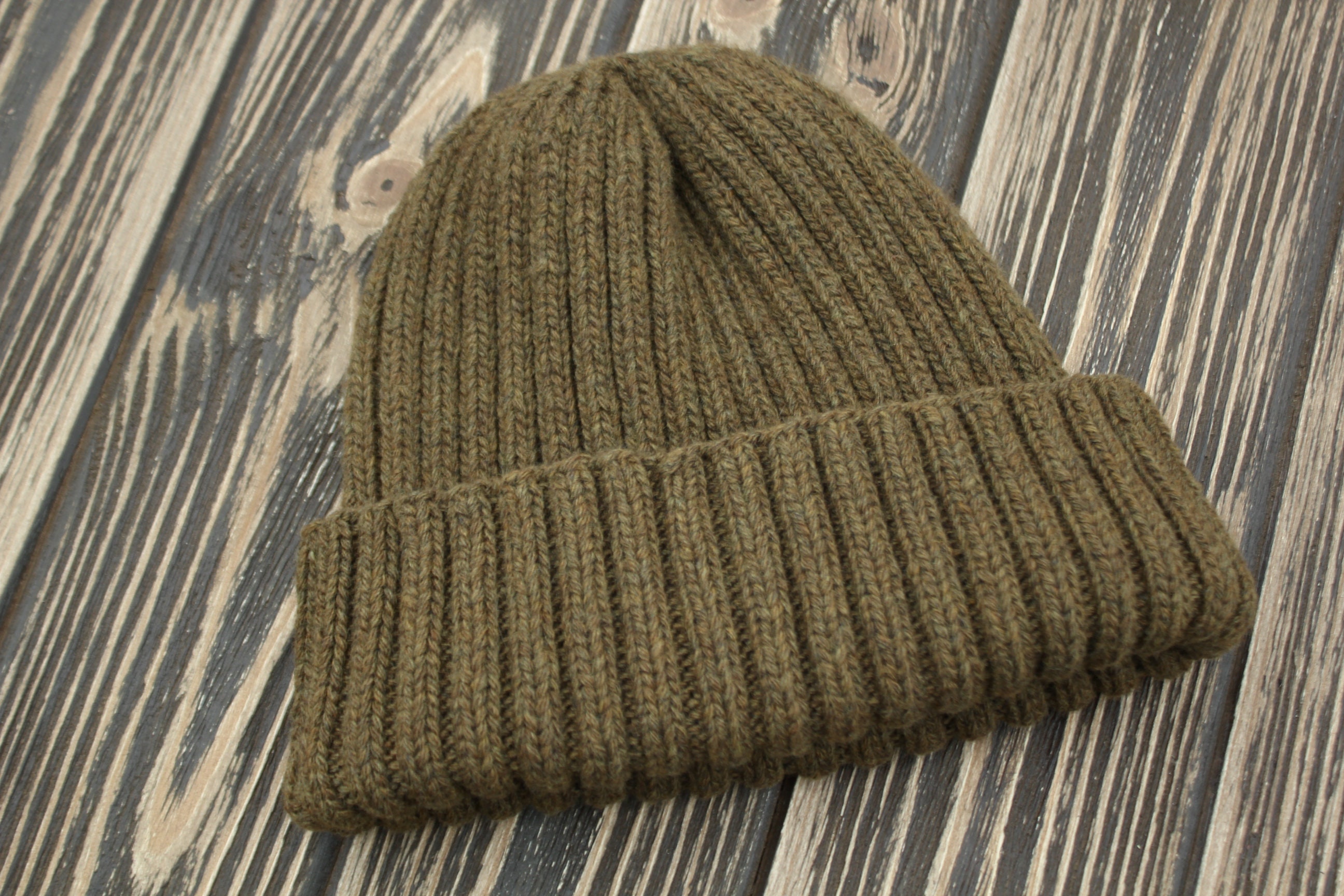 100% Merino Wool Beanie Classic Cuffed Beanie Knit Unisex | Etsy