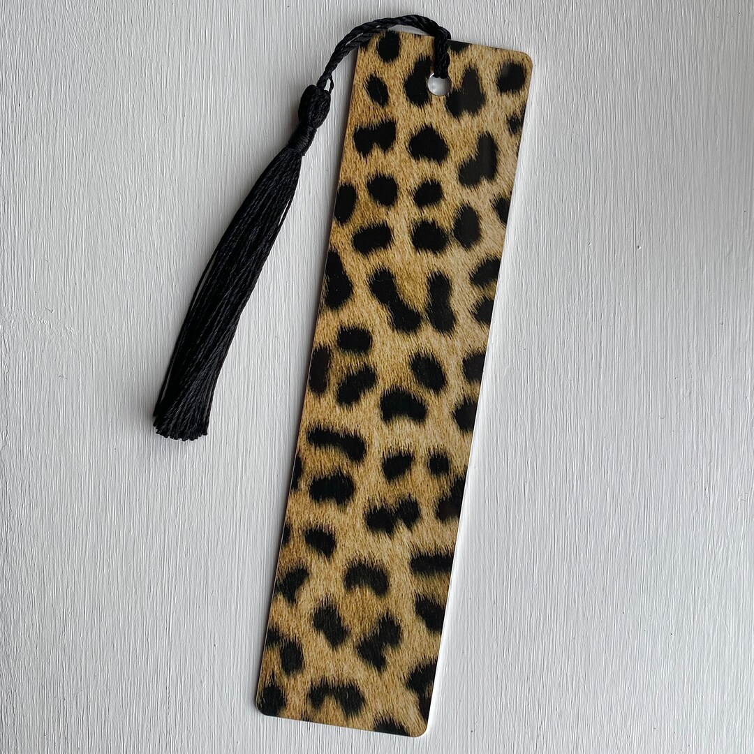 Leopard Print Metal Bookmark - Etsy UK