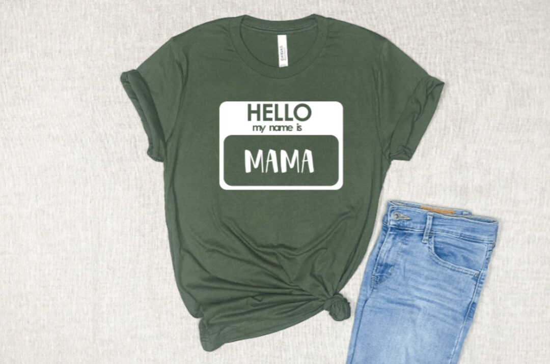 Name Tag Shirt Decal - Etsy