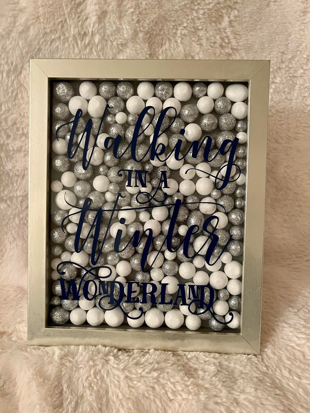 Winter Wonderland Decorative Shadow Box - Etsy