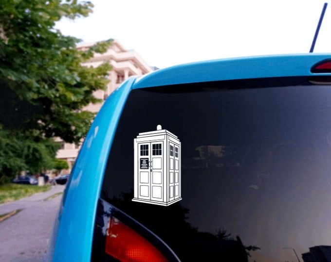 Doctor Who TARDIS Decal. Auto, Car, Computer, Home - Etsy