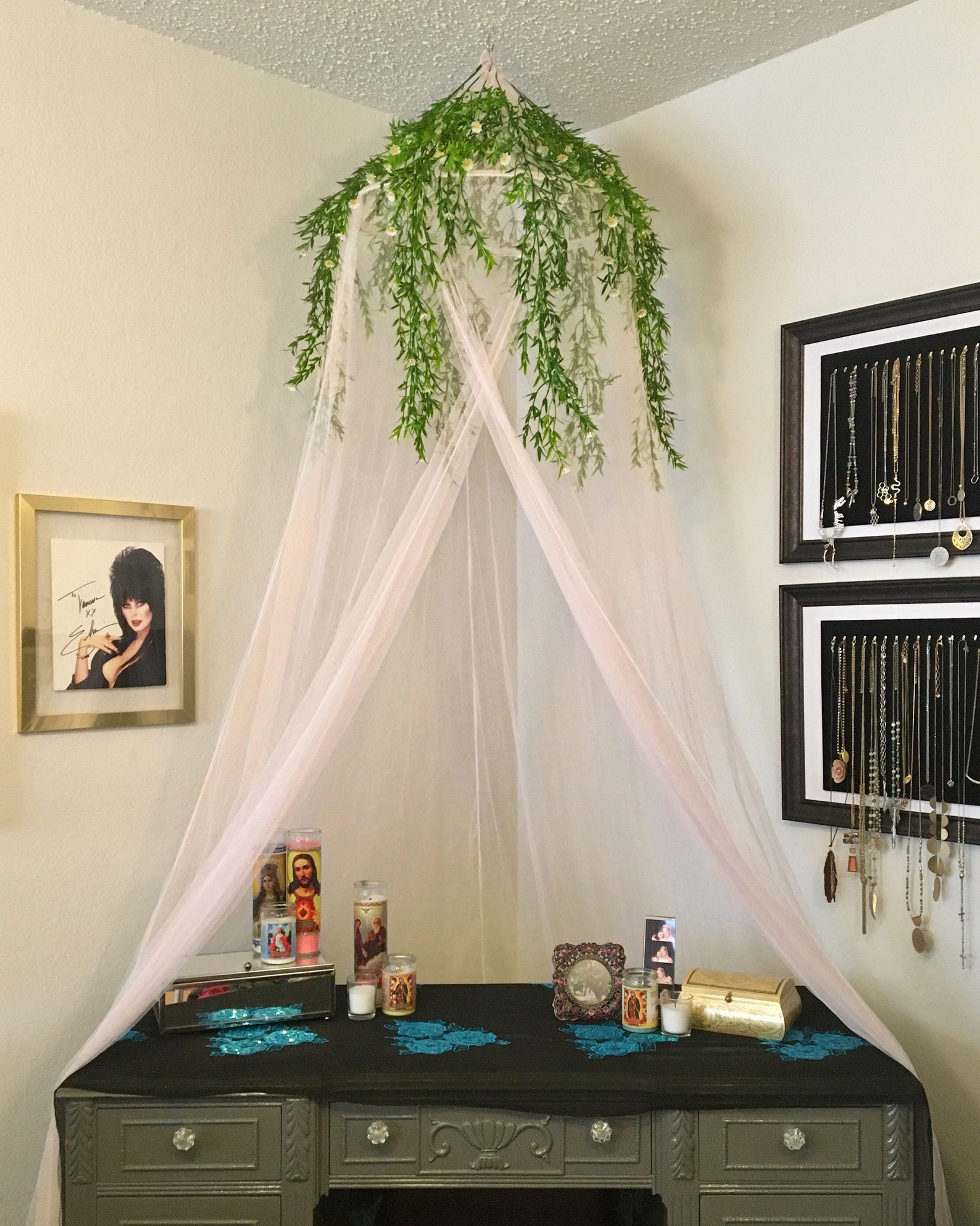 Weeping Willow Sheer Canopy for Bed, Crib, Decoration - Etsy