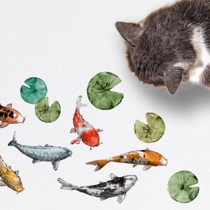 Procreate Koi Fish Stamp Dual Brushes, Koi Fish Stamps - Etsy