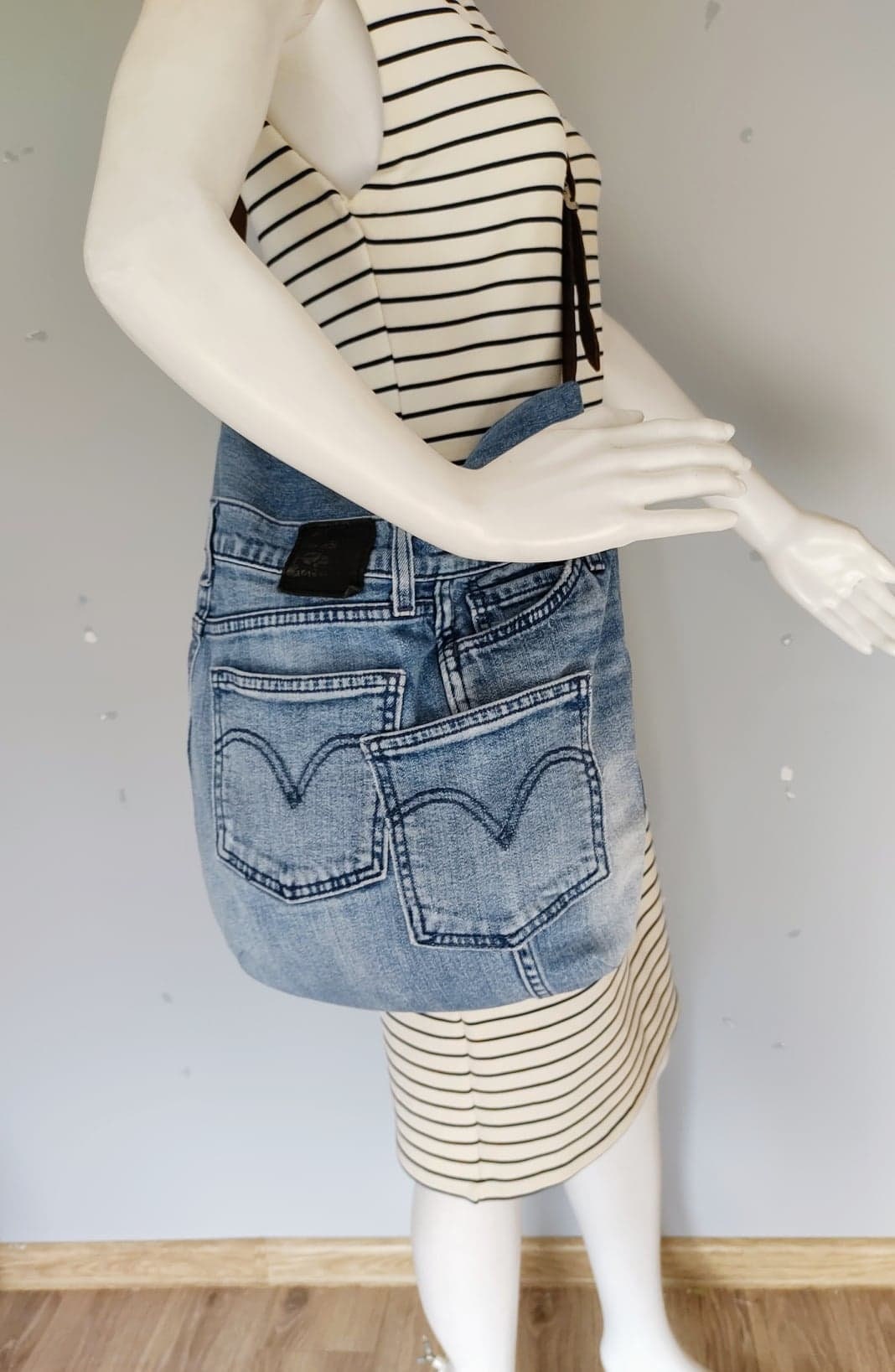 Denim Shoulder Bag Crossbody Bag - Etsy