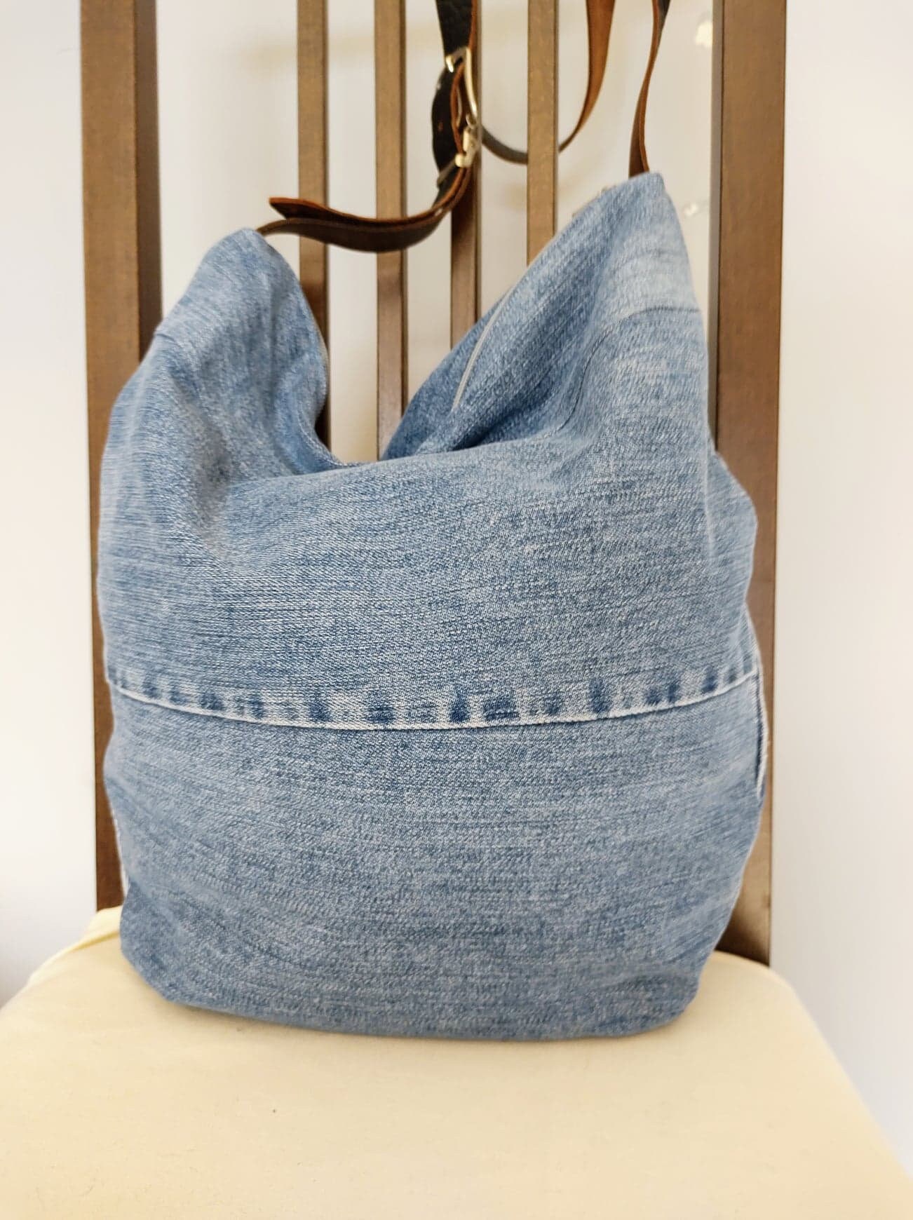 Denim Shoulder Bag Crossbody Bag - Etsy