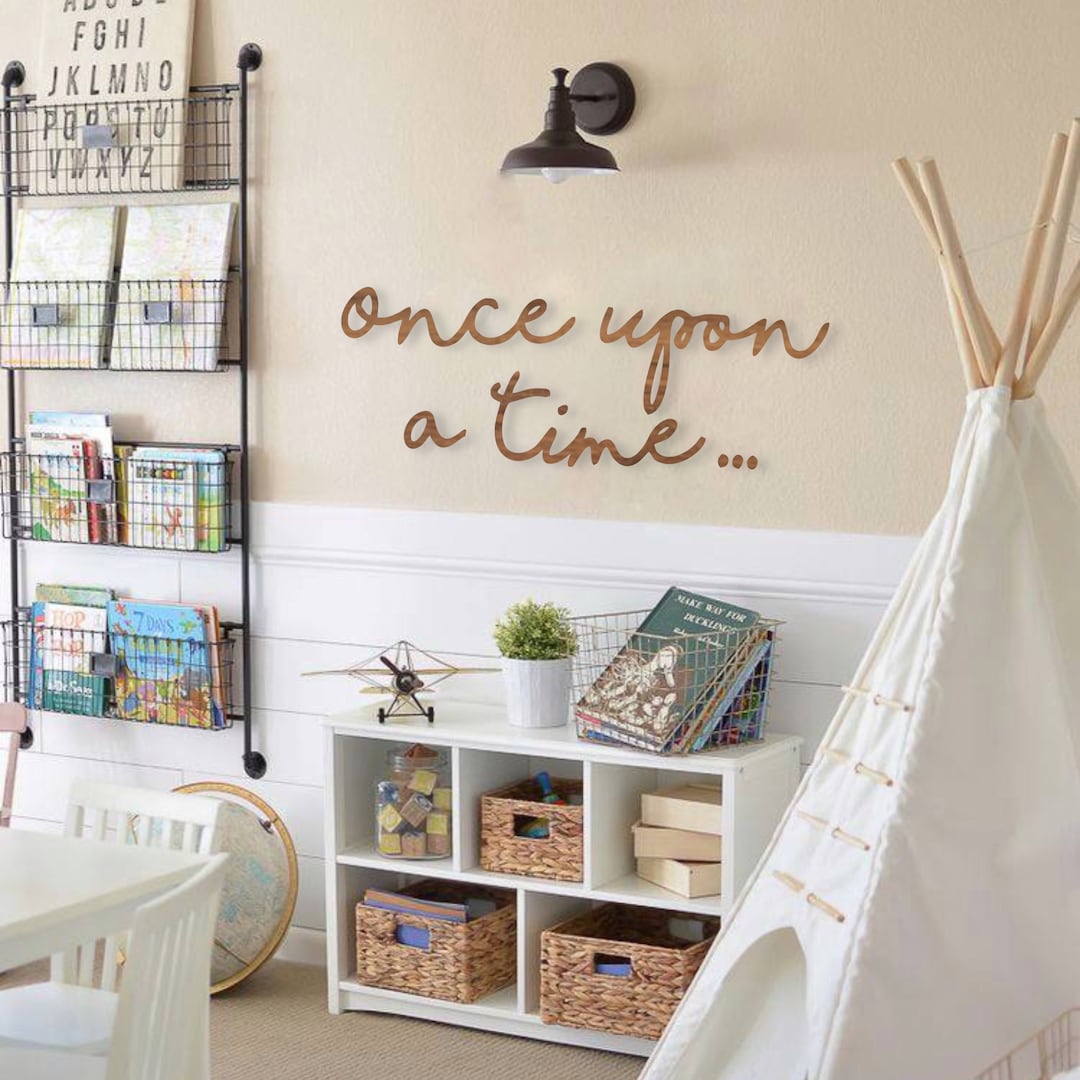 Once Upon A Time Sign, Reading Nook Sign,once Upon A Time Birthday,kids ...