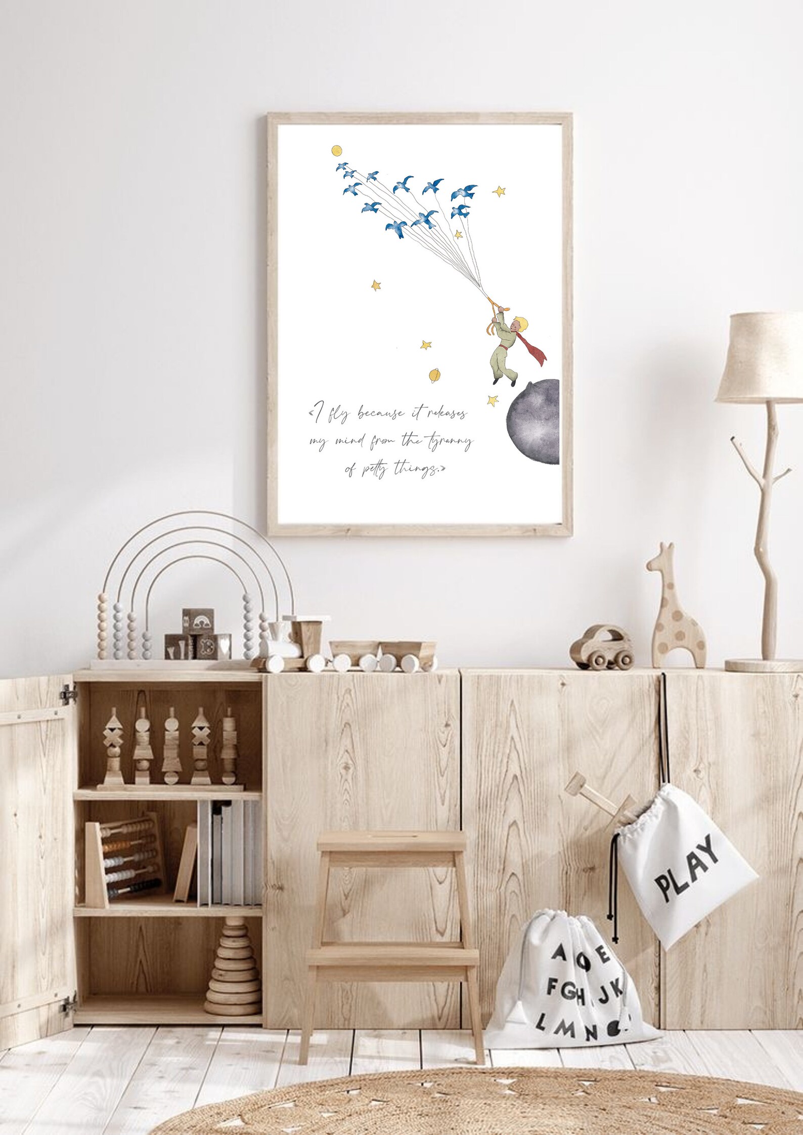 Le Petit Prince Print Inspirational Posters for Kids the - Etsy