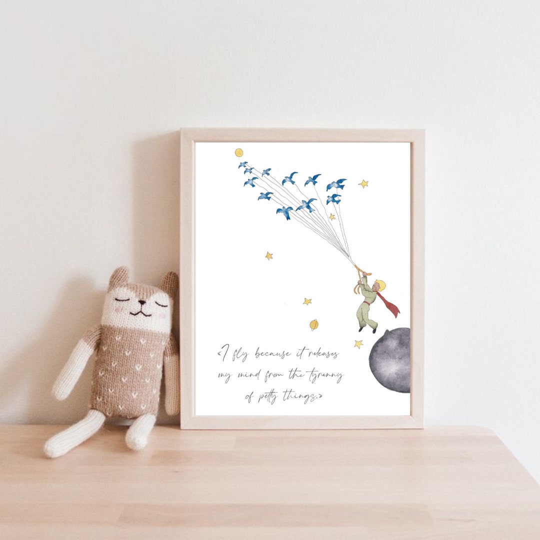 The Little Prince Quote, Little Prince Nursery Decor, the Little Prince ...