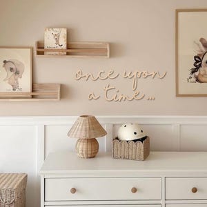 Once Upon A Time Wood Sign: Nursery Decor - Etsy