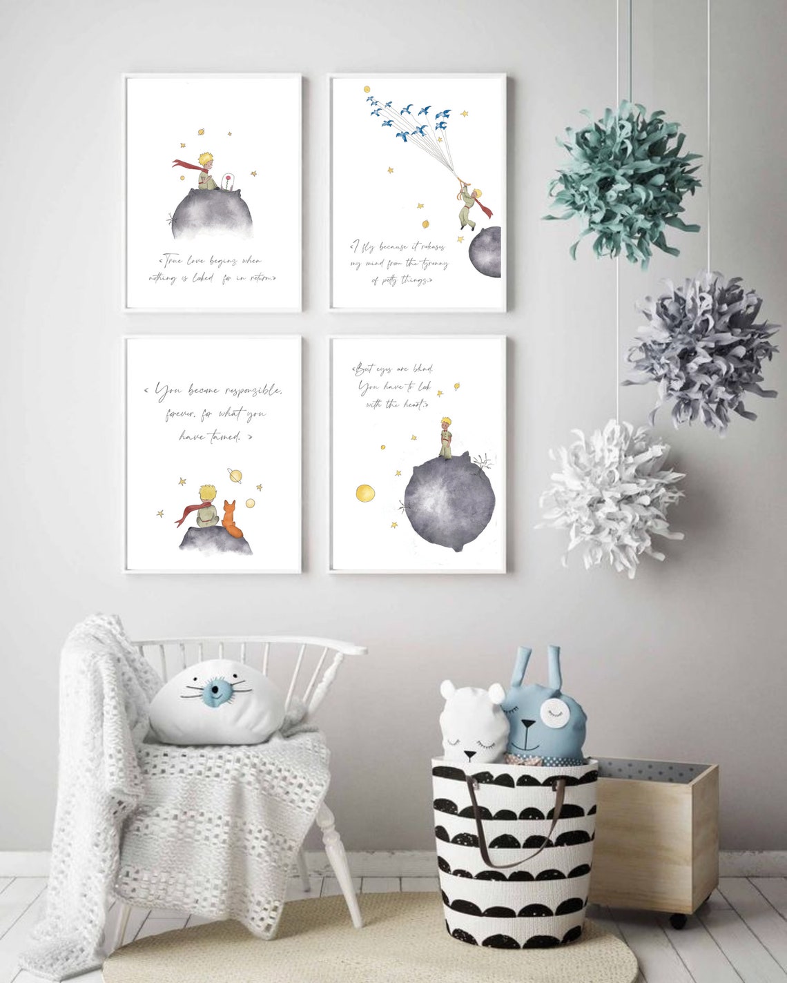 The Little Prince Printable the Little Prince Wall Art the | Etsy Canada