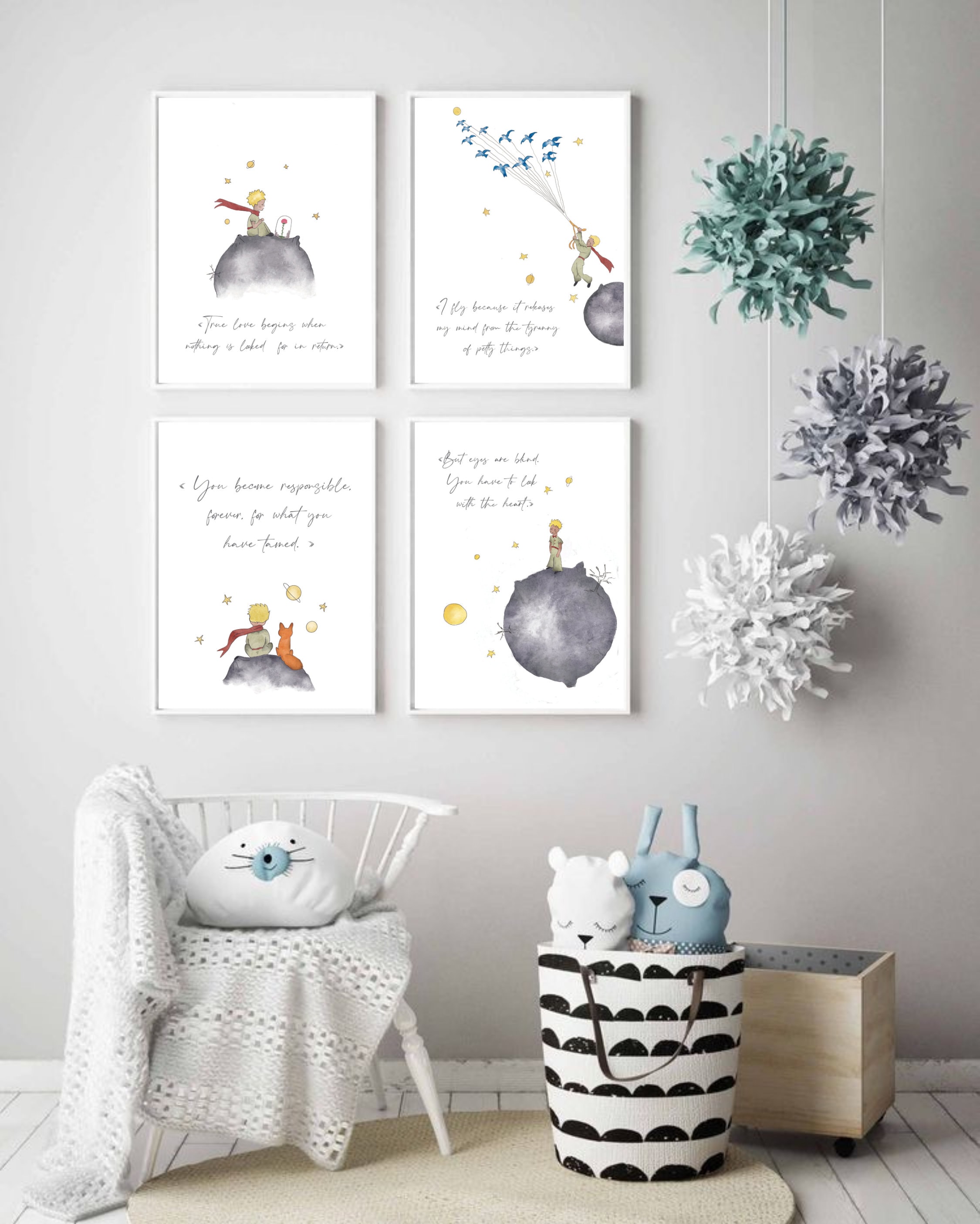 The Little Prince Printable the Little Prince Wall Art the | Etsy Canada