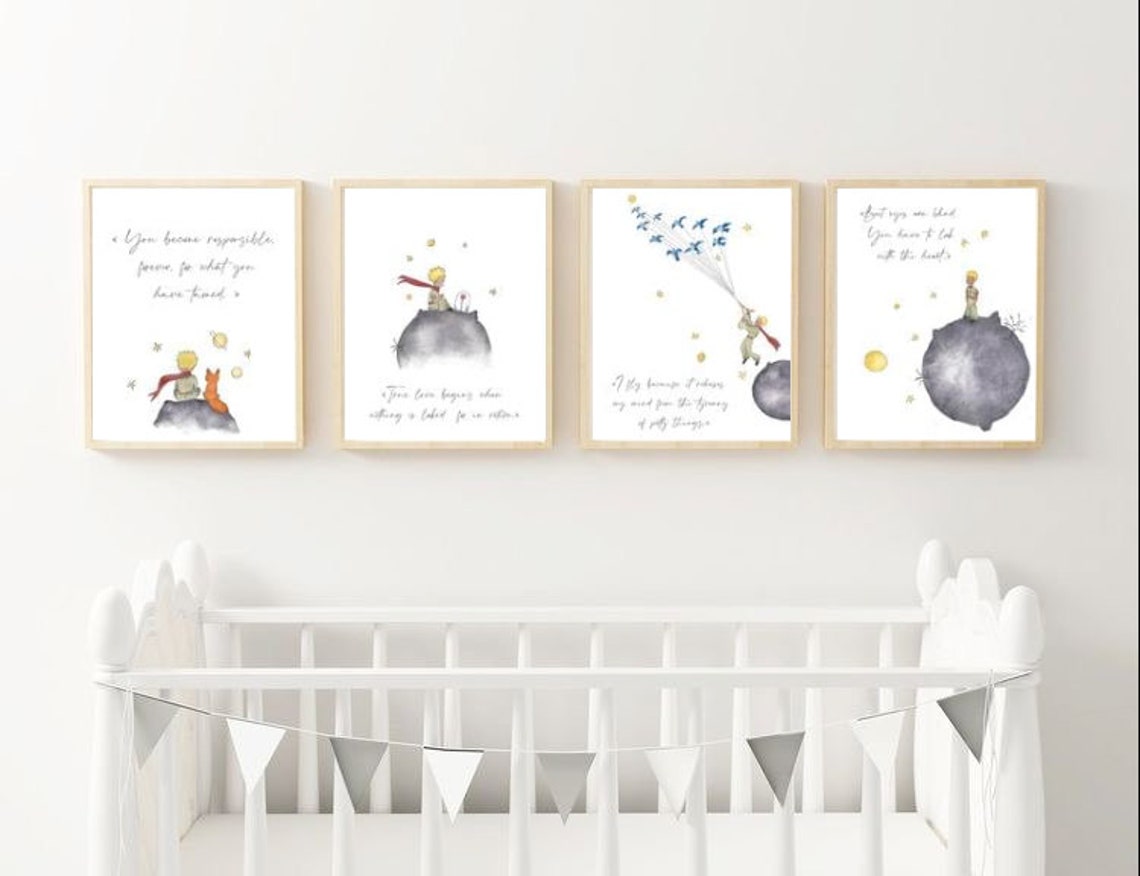 The Little Prince Printable the Little Prince Wall Art the | Etsy Canada